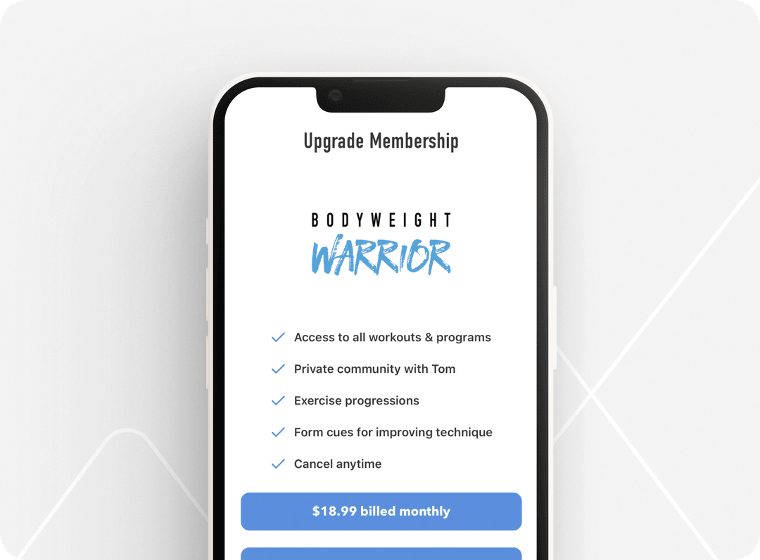 Trybe | Mobile apps for fitness creators